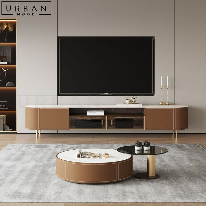 Contemporary tv console store