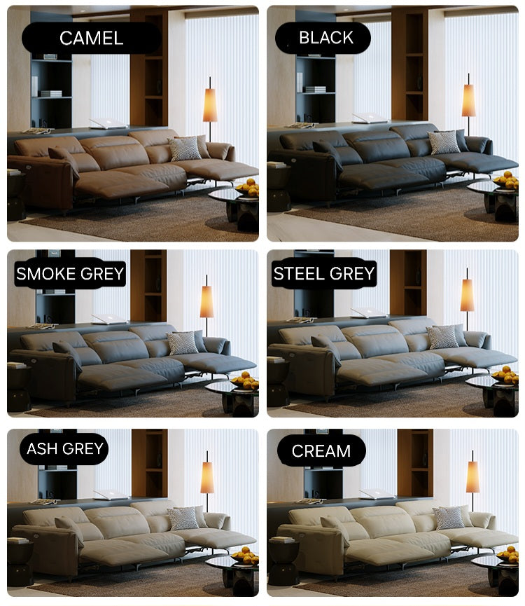 ANJA Modern Leather Recliner Sofa – Urban Mood