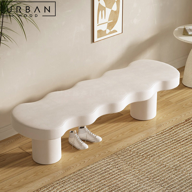 ADES Modern Leather Bench – Urban Mood