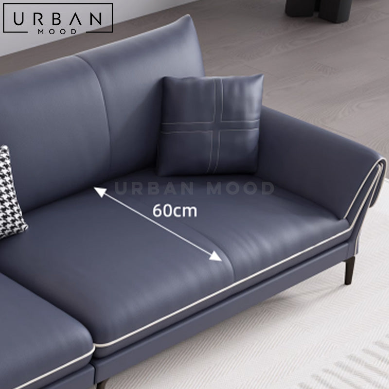AELYS Modern Leather Sofa – Urban Mood