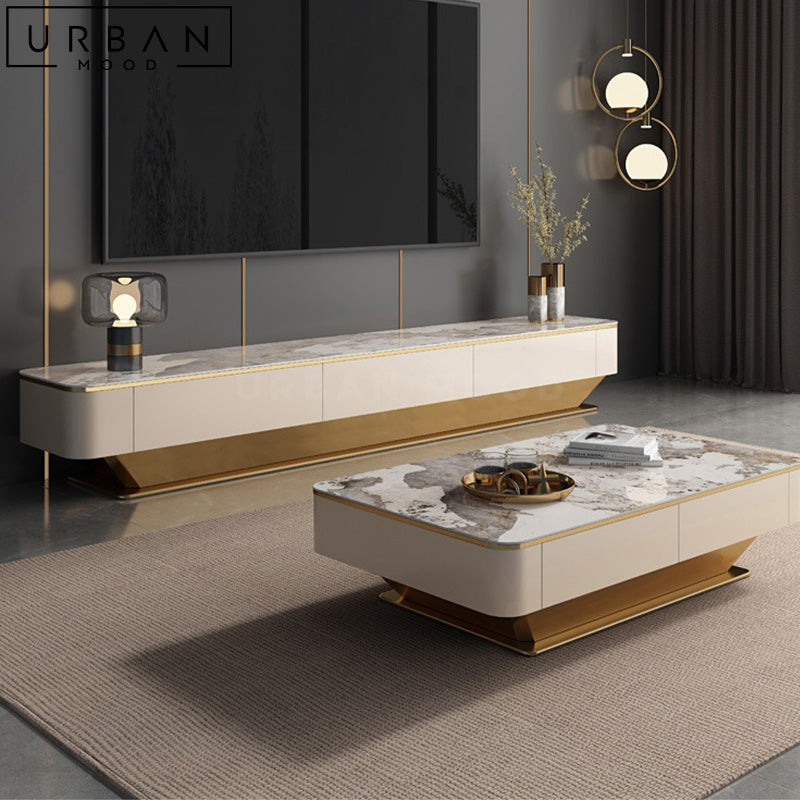 AISHA Modern TV Console & Coffee Table – Urban Mood
