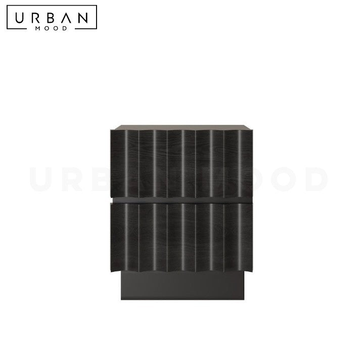 BYAN Modern Solid Wood Bedside Table – Urban Mood