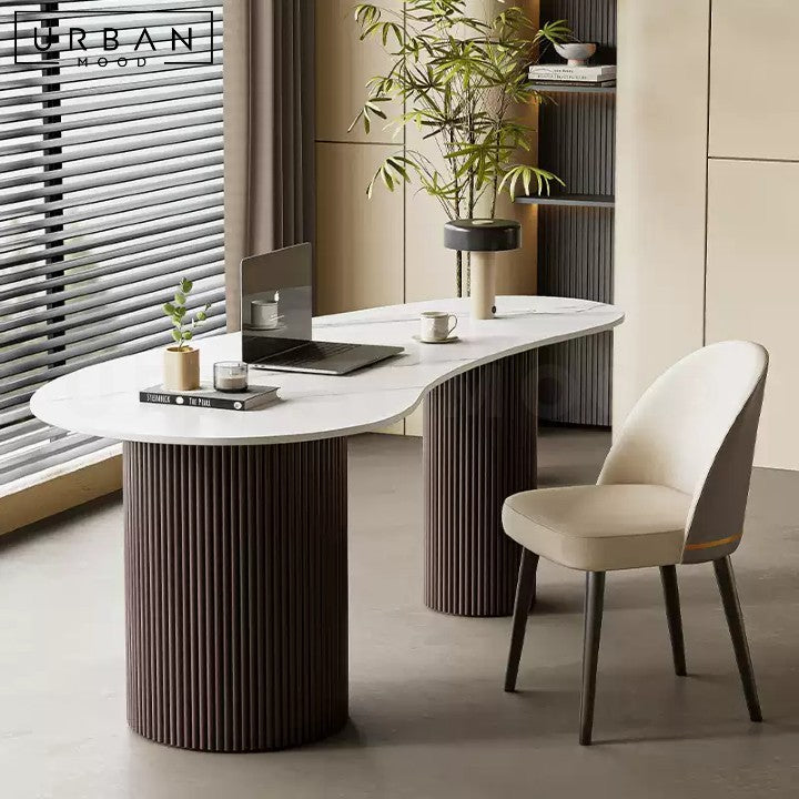 SHAY Modern Sintered Stone Study Table – Urban Mood