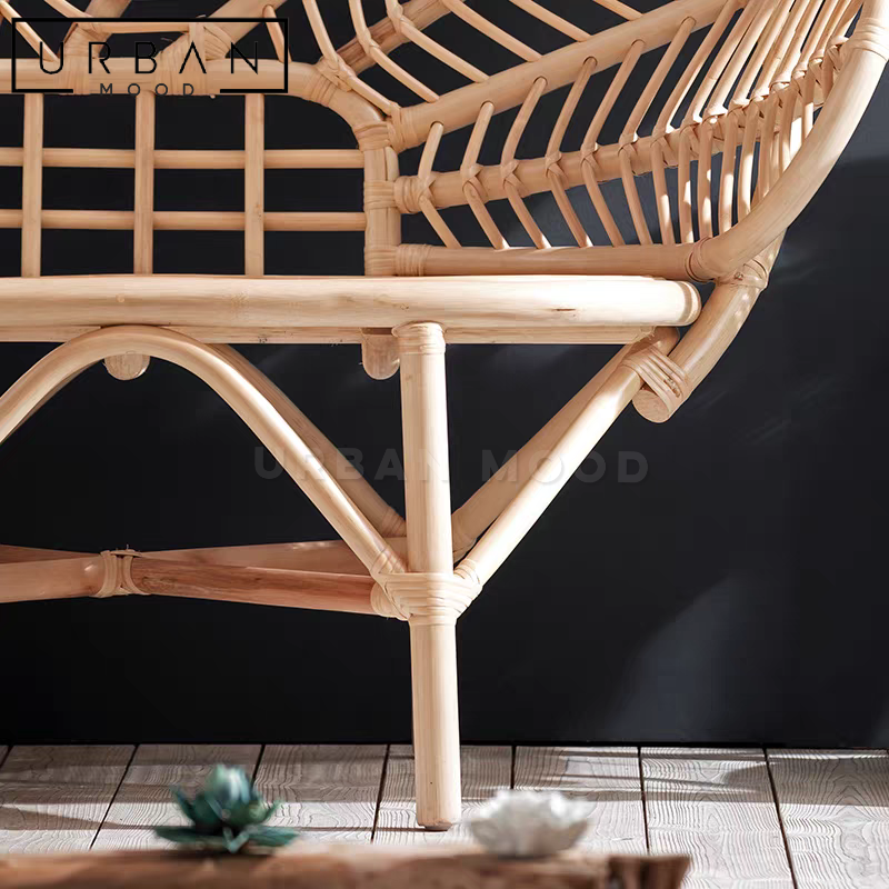 BLANCHE Rustic Rattan Chair – Urban Mood