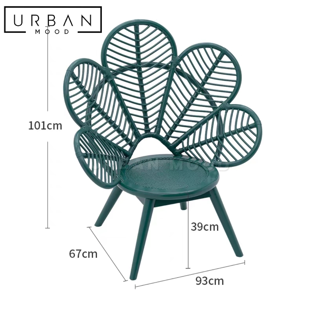BLANCHE Rustic Rattan Chair – Urban Mood