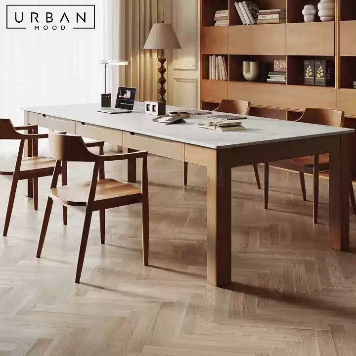 CHARM Modern Solid Wood Dining Table – Urban Mood