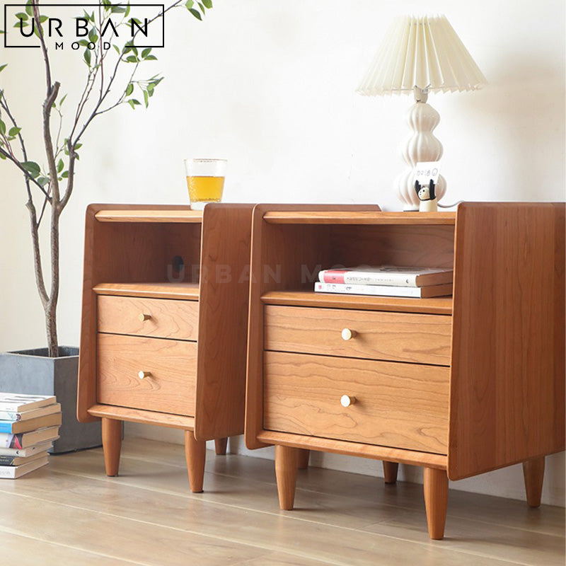 CHINO Rustic Bedside Table – Urban Mood