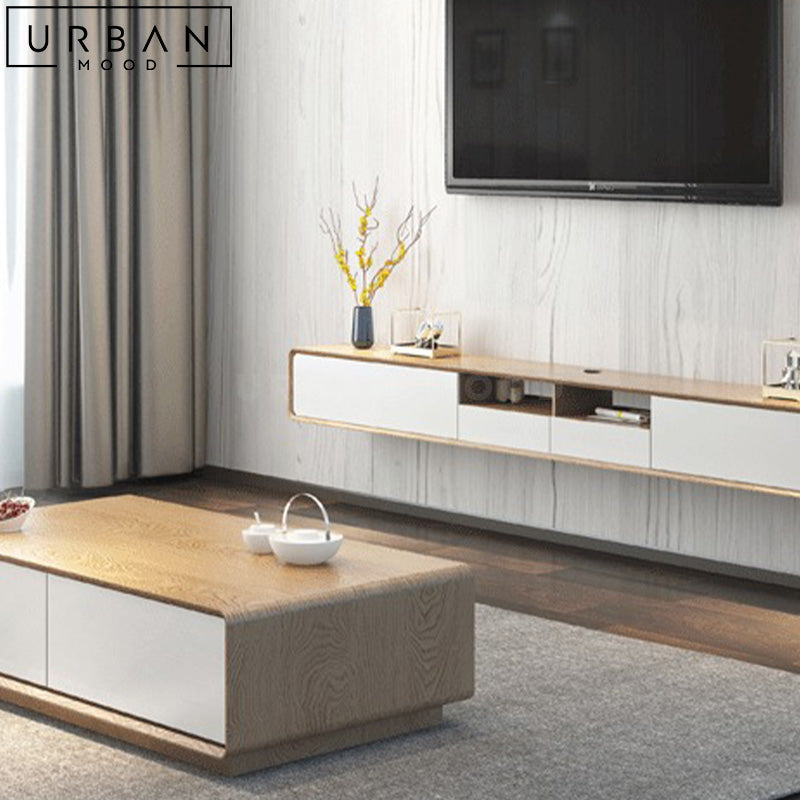 CHLAN Modern Floating TV Console – Urban Mood
