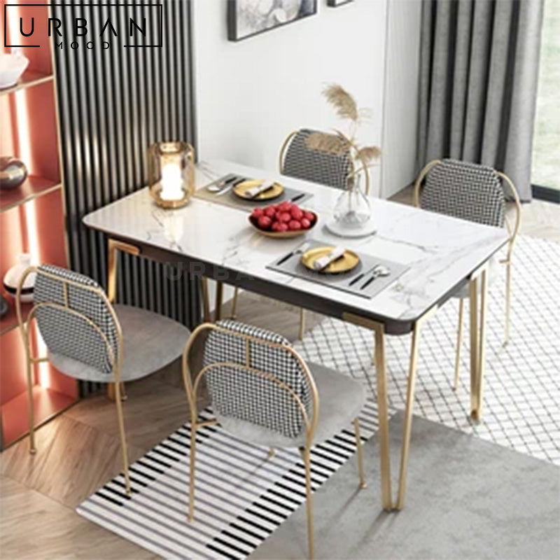DENIS Modern Sintered Stone Extendable Dining Table – Urban Mood