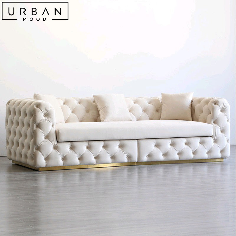 DEREK Victorian Chesterfield Velvet Sofa – Urban Mood