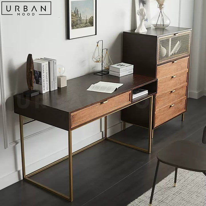 DORAL Modern Solid Wood Study Table – Urban Mood
