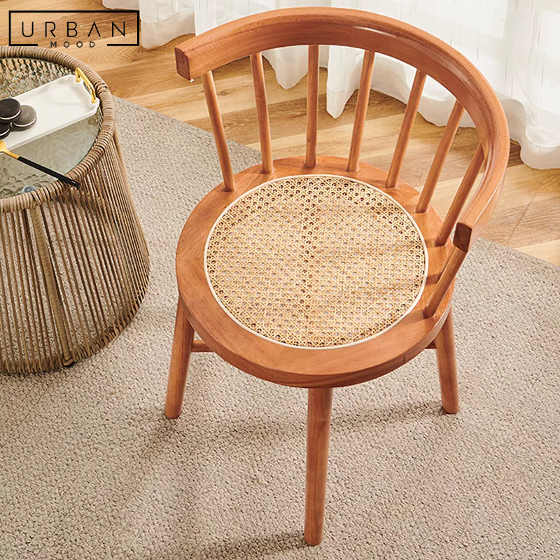 DERBY Rustic Solid Wood Dining Chair – Urban Mood