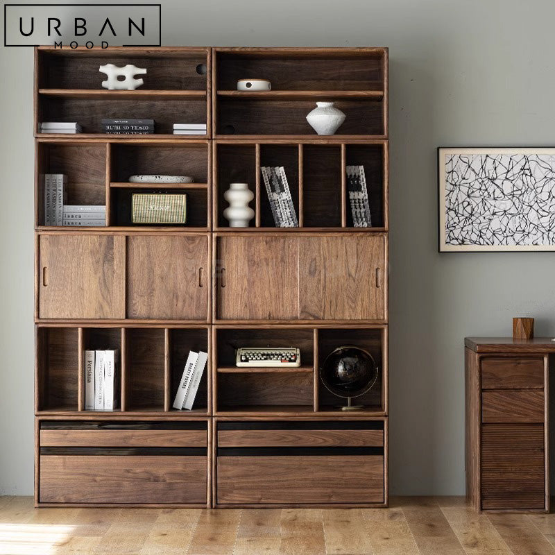 EMLA Rustic Solid Wood Modular Shelf – Urban Mood