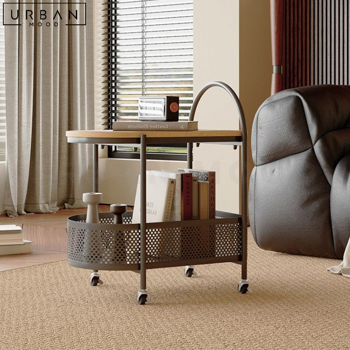 ESPIN Japandi Mobile Side Table – Urban Mood