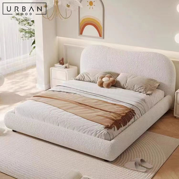 ETERNITY Modern Boucle Bedframe – Urban Mood