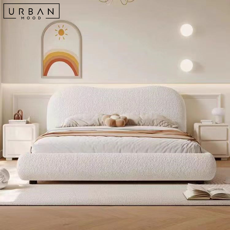 ETERNITY Modern Boucle Bedframe – Urban Mood