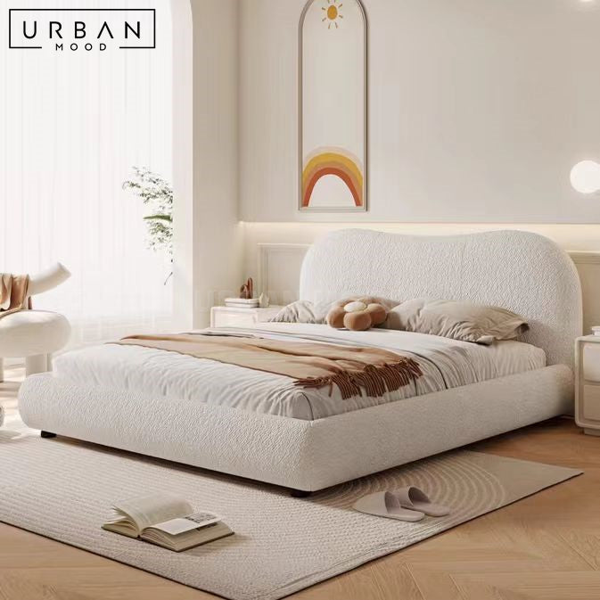 ETERNITY Modern Boucle Bedframe – Urban Mood