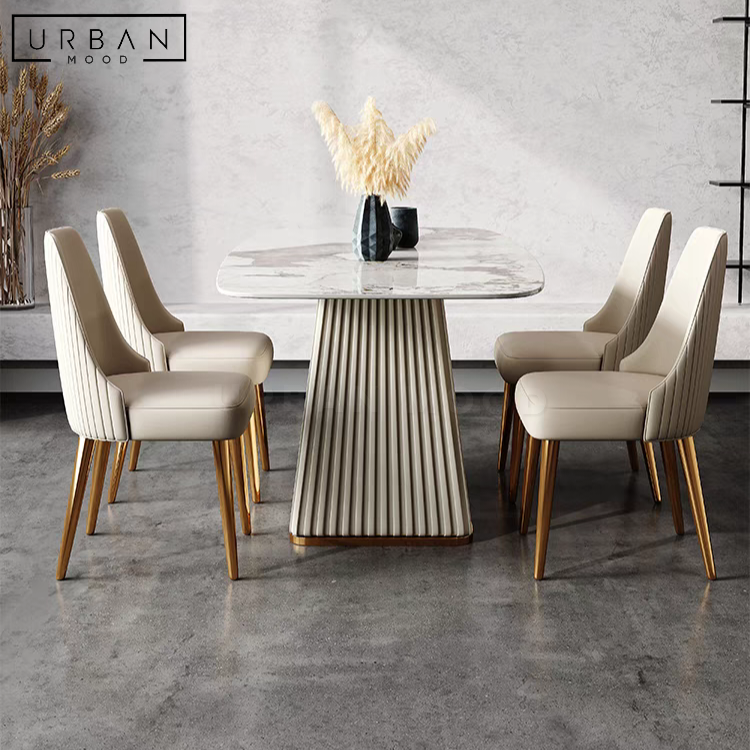 EMILY Modern Leather Dining Chair – Urban Mood