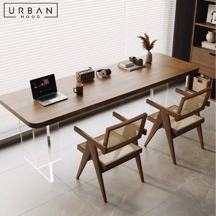 FARIA Modern Solid Wood Study Table – Urban Mood