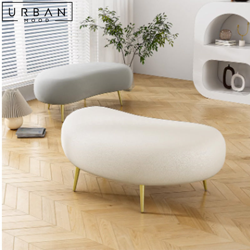 HEMPTON Modern Boucle Ottoman – Urban Mood