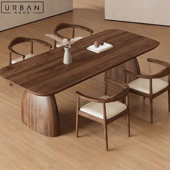 HOPKINS Modern Solid Wood Dining Table – Urban Mood
