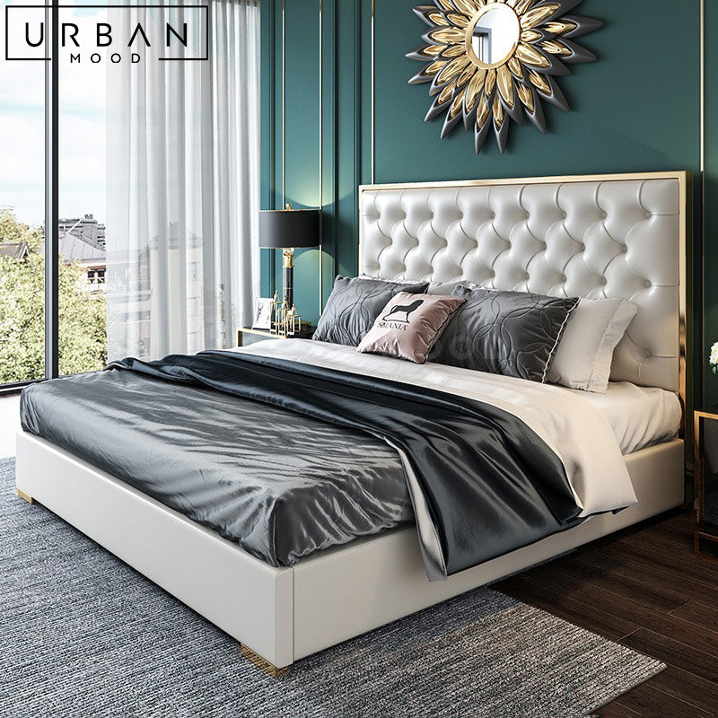 IMANI Victorian Leather Bedframe – Urban Mood