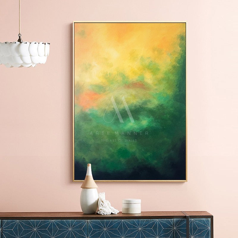 Provocative Modern Abstract Oil Painting – Urban Mood