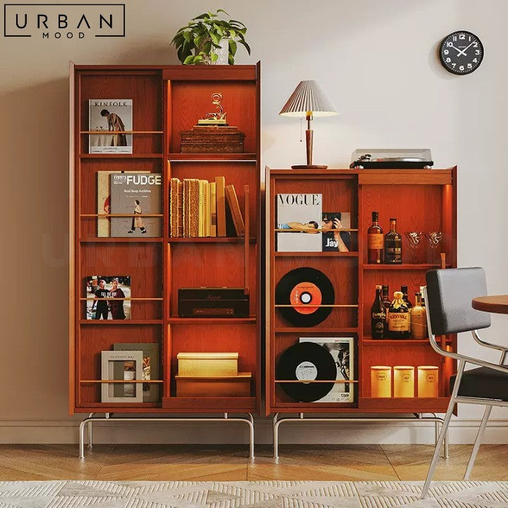 JUNKER Retro Solid Wood Display Shelf – Urban Mood