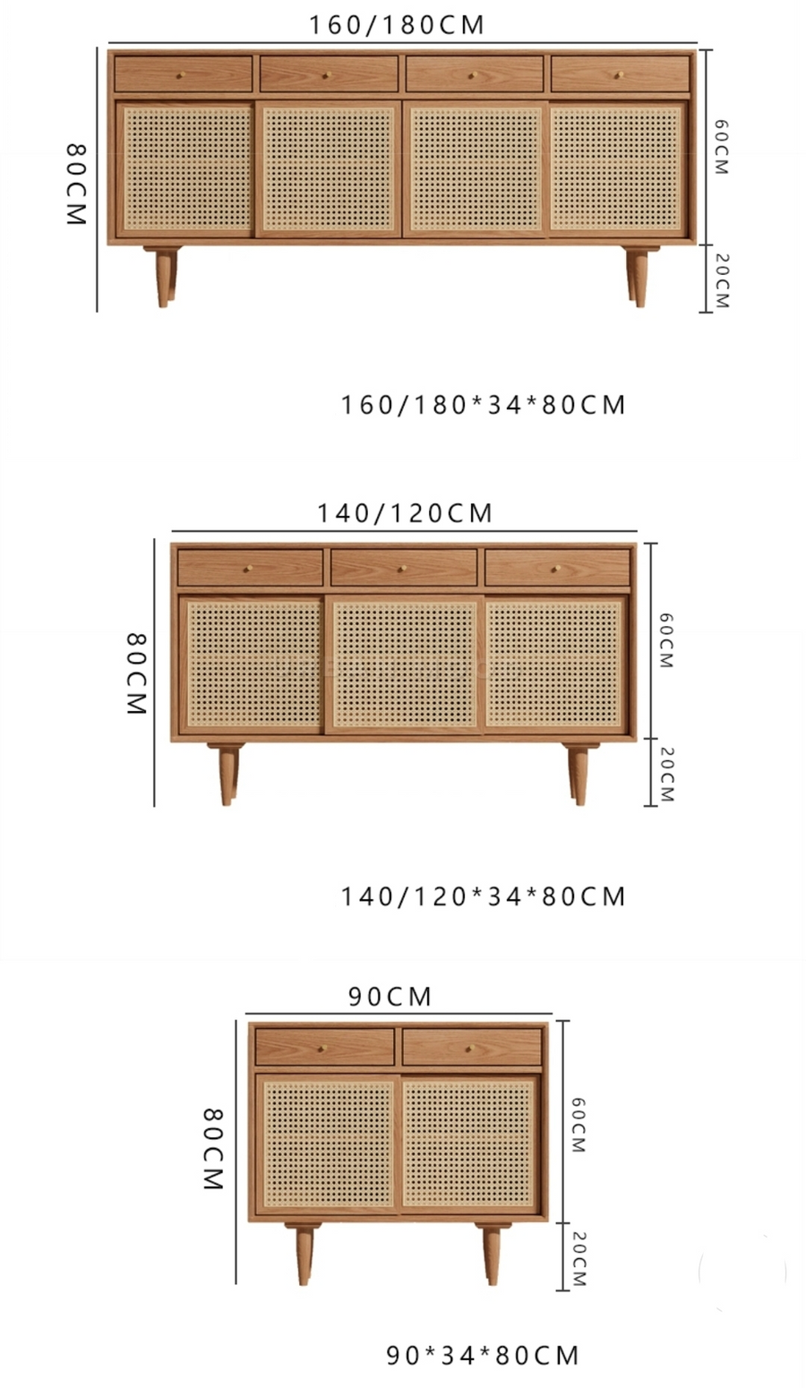 JAVEN Japandi Sideboard – Urban Mood