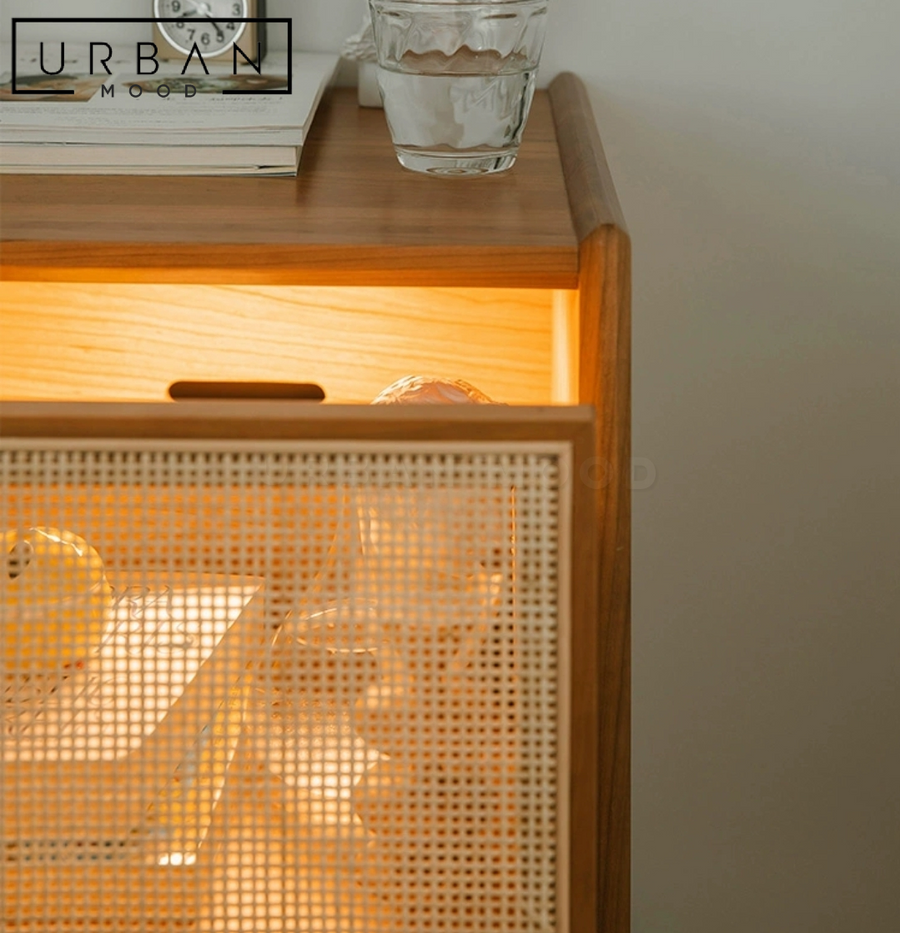 JERICHO Rustic Bedside Table – Urban Mood