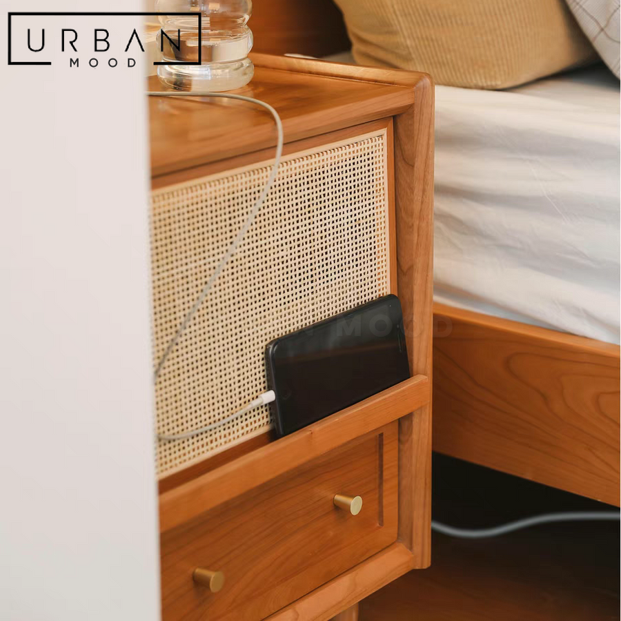 JERICHO Rustic Bedside Table – Urban Mood