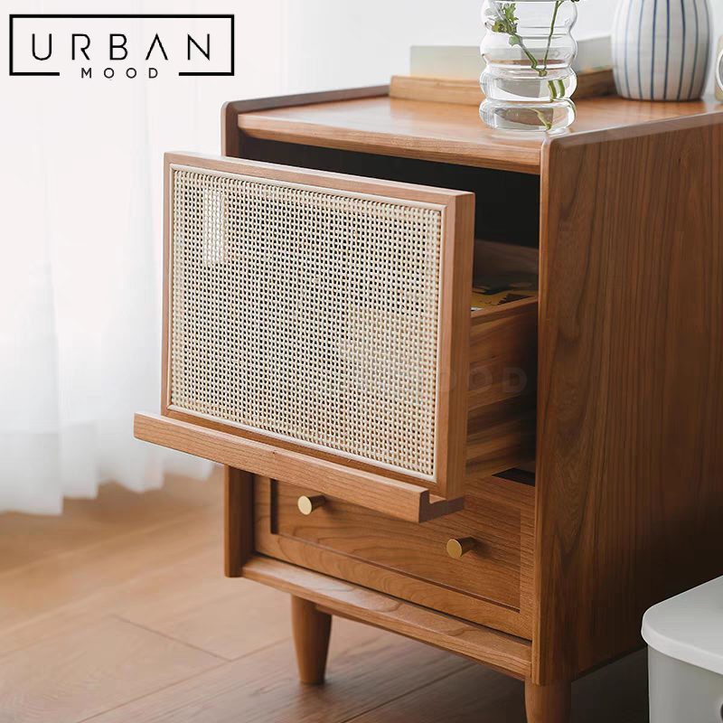 JERICHO Rustic Bedside Table – Urban Mood