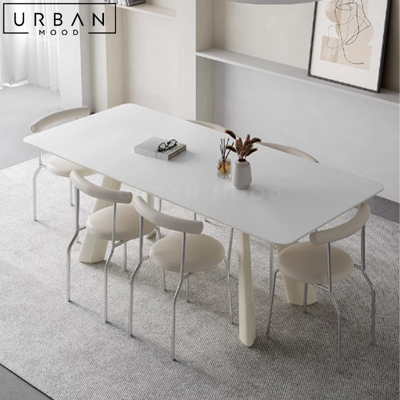LENI Modern Sintered Stone Dining Table – Urban Mood