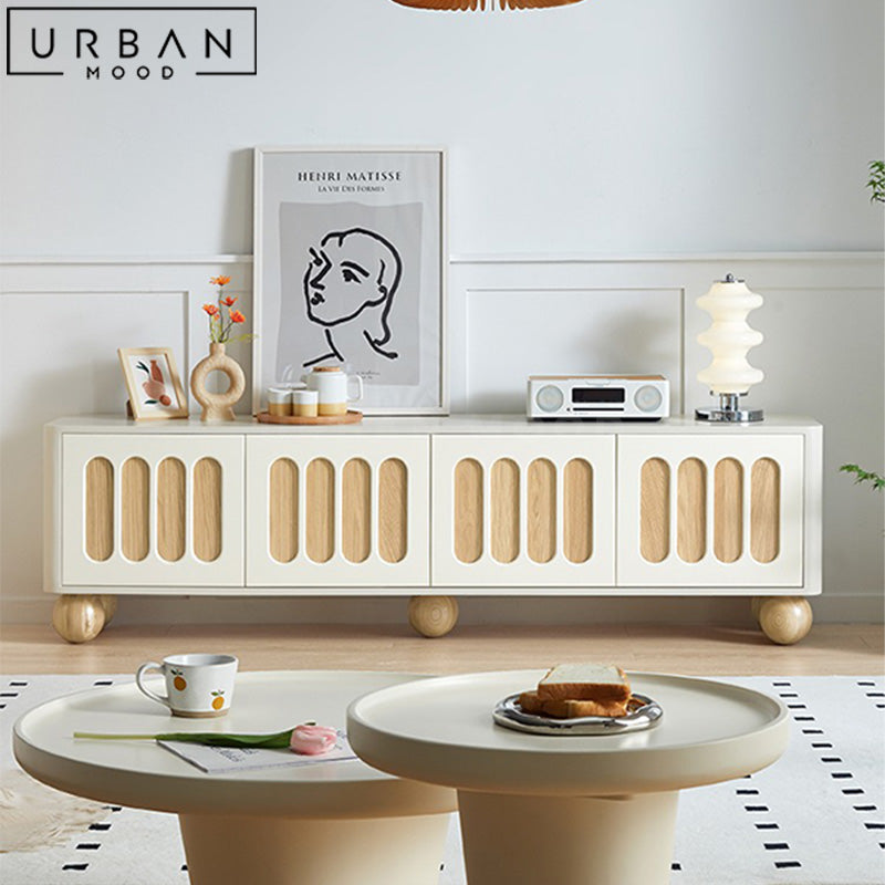LEODE Japandi TV Console – Urban Mood