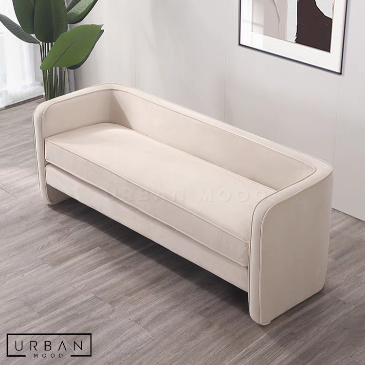 LYSA Modern Fabric Bench – Urban Mood