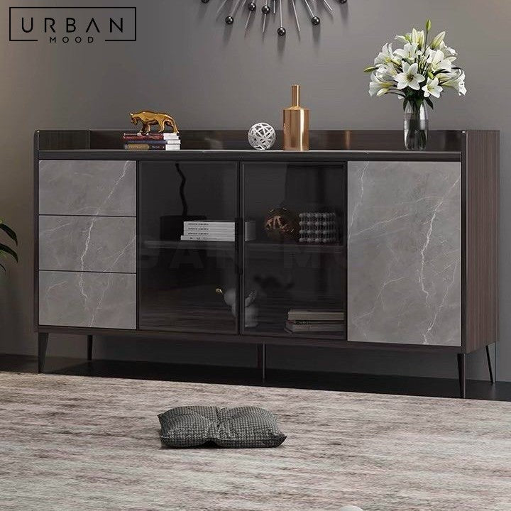 MANISH Modern Sintered Stone Sideboard – Urban Mood