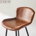 MANUS Modern Leather Bar Stool – Urban Mood