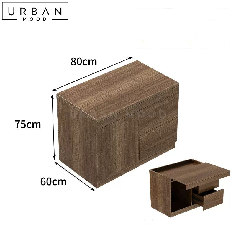 MODER Modern Pull-out Study Table Cabinet – Urban Mood