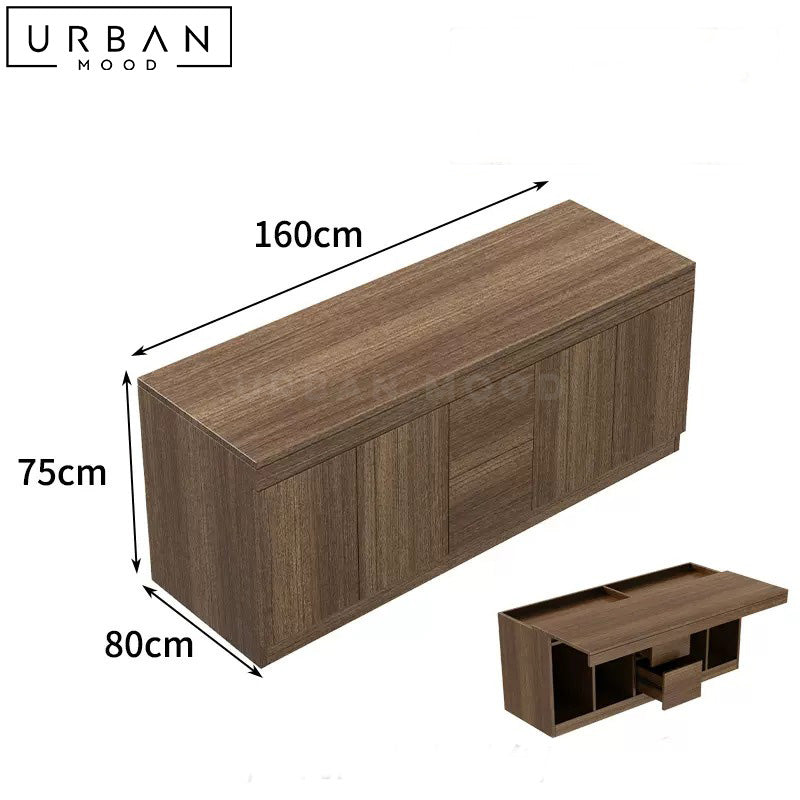 MODER Modern Pull-out Study Table Cabinet – Urban Mood