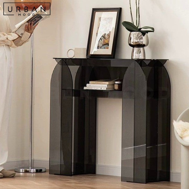 Modern Acrylic Console Table Echo Console Table| Contemporary