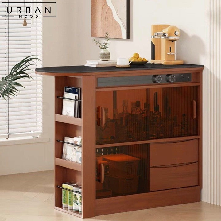 Morrison Cabinets MORRISON Modern Solid Wood Bar Table – Urban Mood
