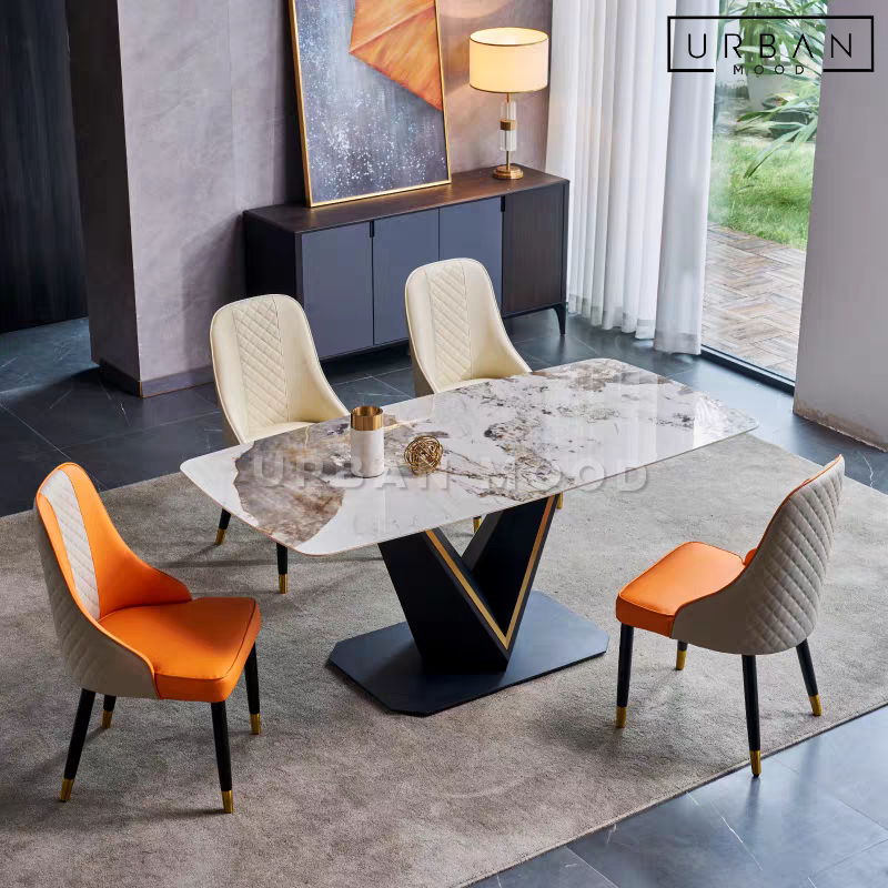 MELBON Modern Sintered Stone Dining Table – Urban Mood