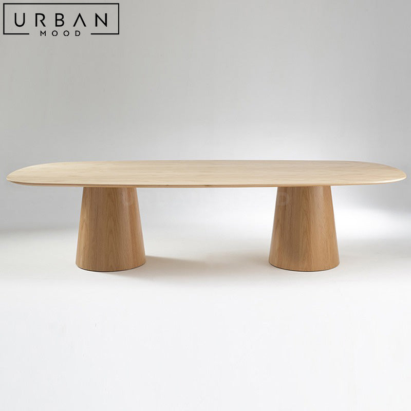 NETAL Modern Solid Wood Dining Table – Urban Mood