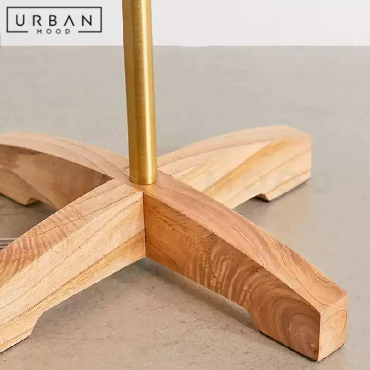 NIKOLIC Japanese Solid Wood Floor Lamp – Urban Mood