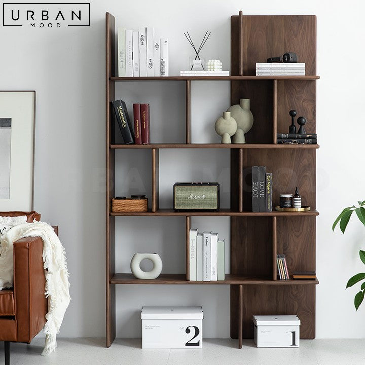 OAKLY Modern Solid Wood Display Shelf – Urban Mood