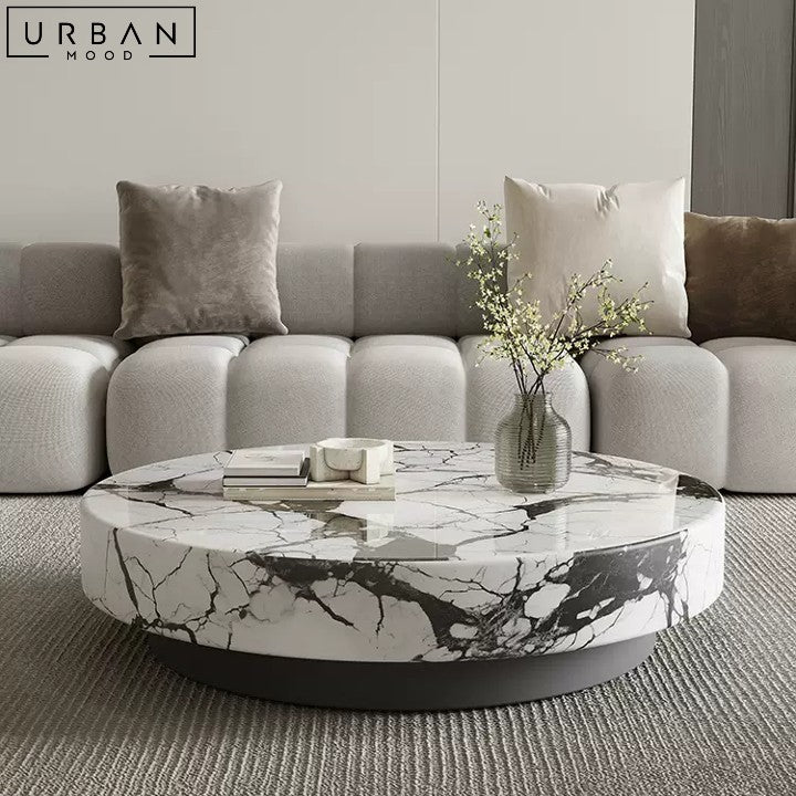 PARVE Round Marble Coffee Table – Urban Mood