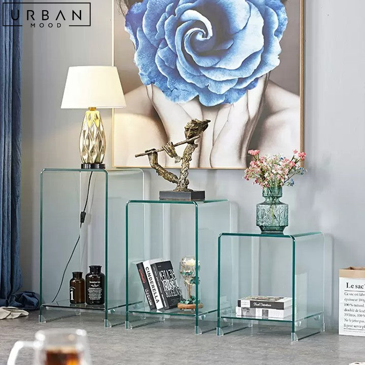 PATINO Modern Glass Side Table – Urban Mood