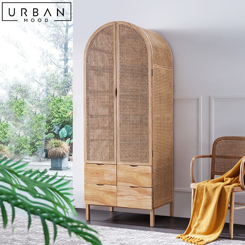 PEP Japandi Rattan Cabinet – Urban Mood