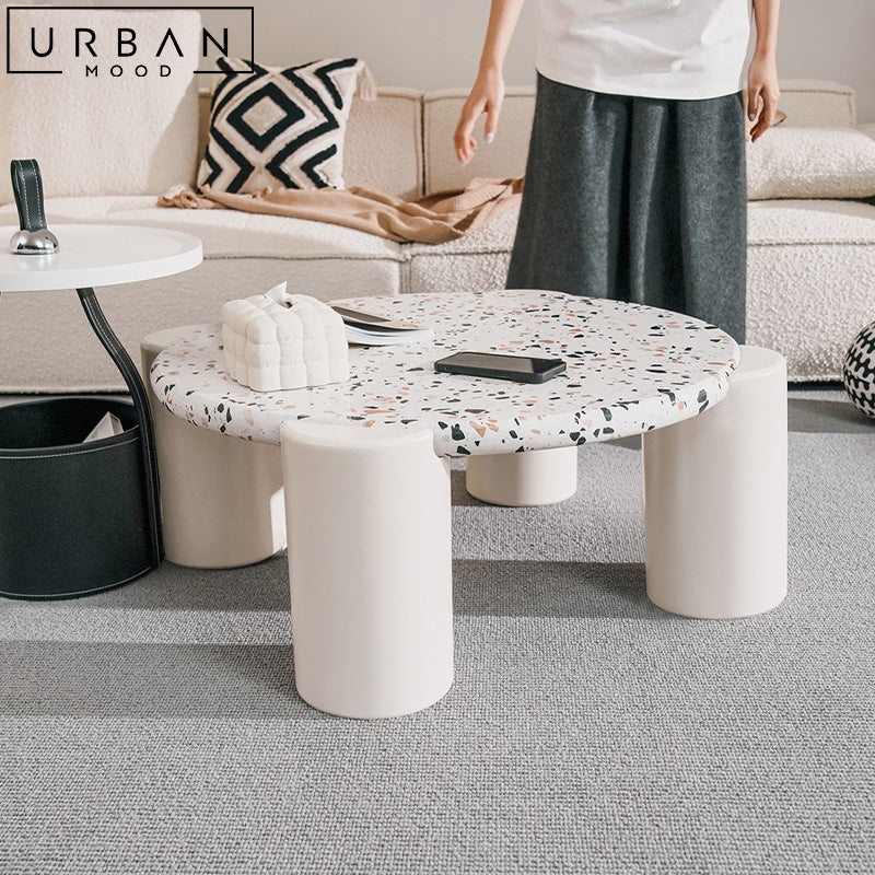 POMMEL Modern Terrazzo Coffee Table Urban Mood