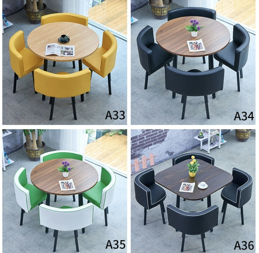 PREVATTE Round Dining Table Set – Urban Mood